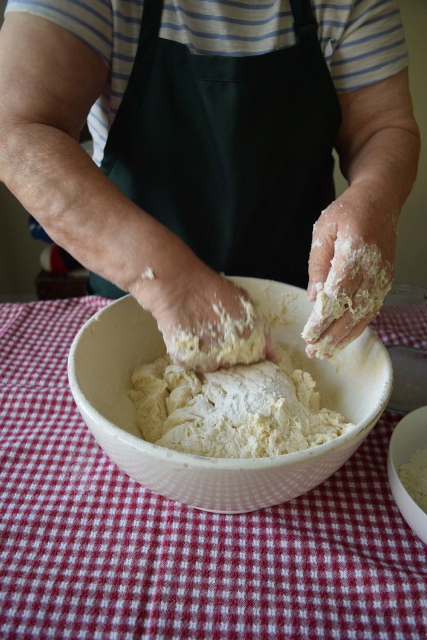master dough – traditional Italian recipe for making focaccia, pizza ...