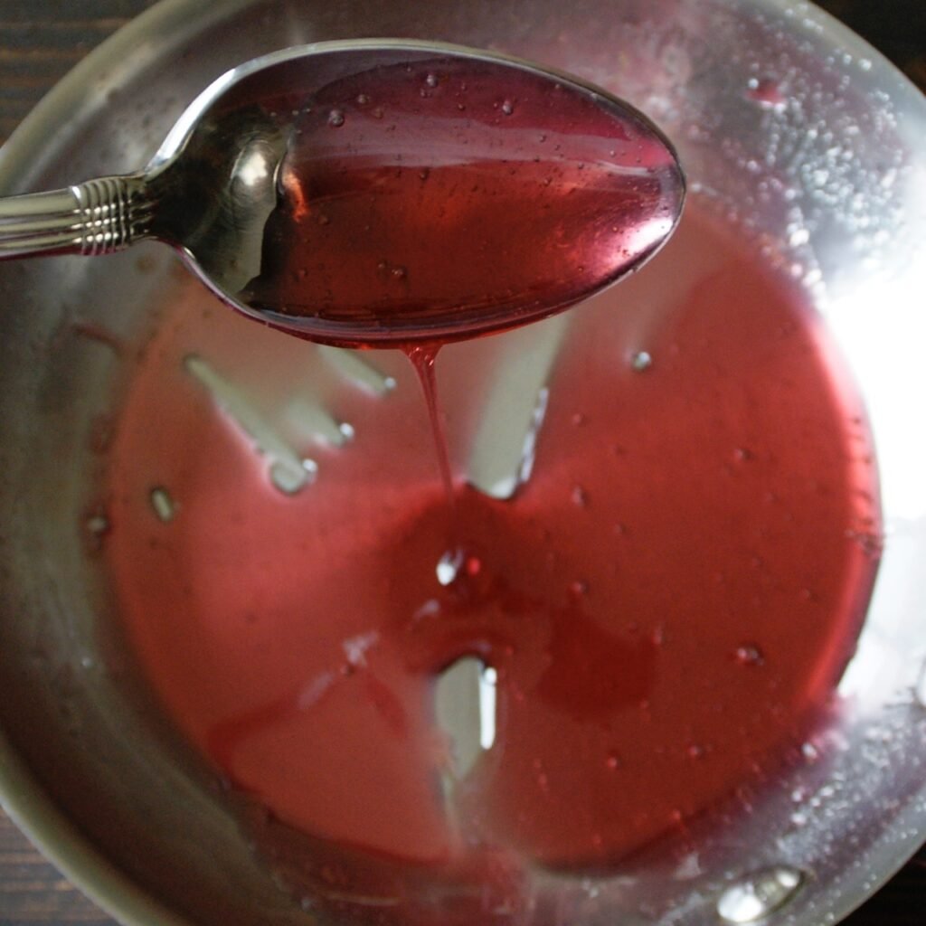 fruit-based reduction or syrup – glorified hobby