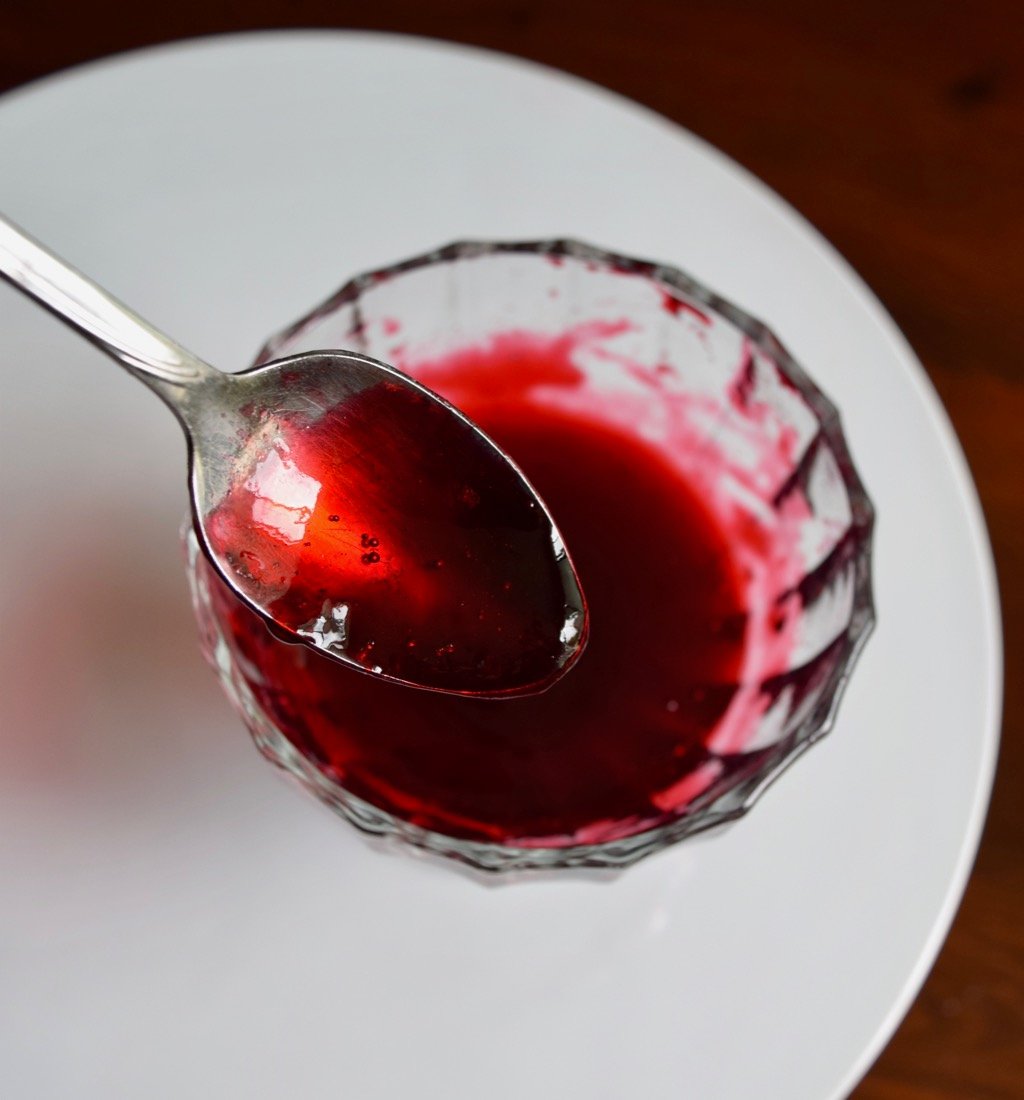 fruit-based reduction or syrup – glorified hobby