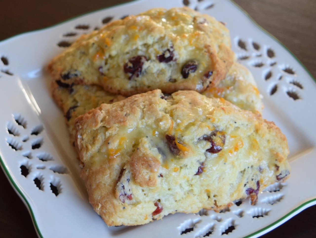 cranberry orange scones – glorified hobby