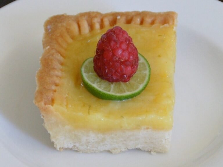 raspberry-lime shortbread tart or raspberry-lime bars – glorified hobby