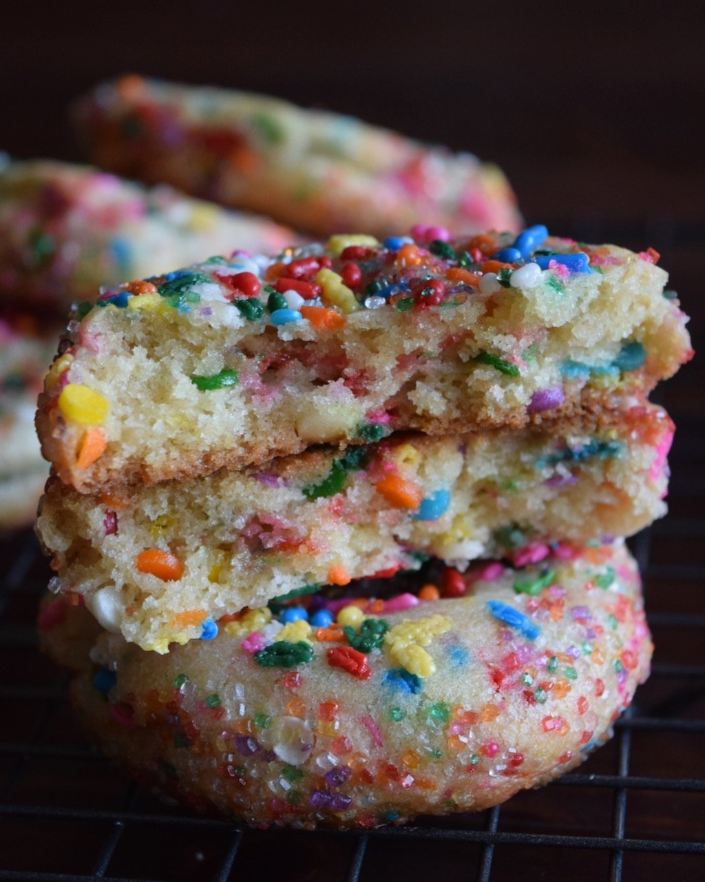 vanilla sprinkle-cookies – glorified hobby
